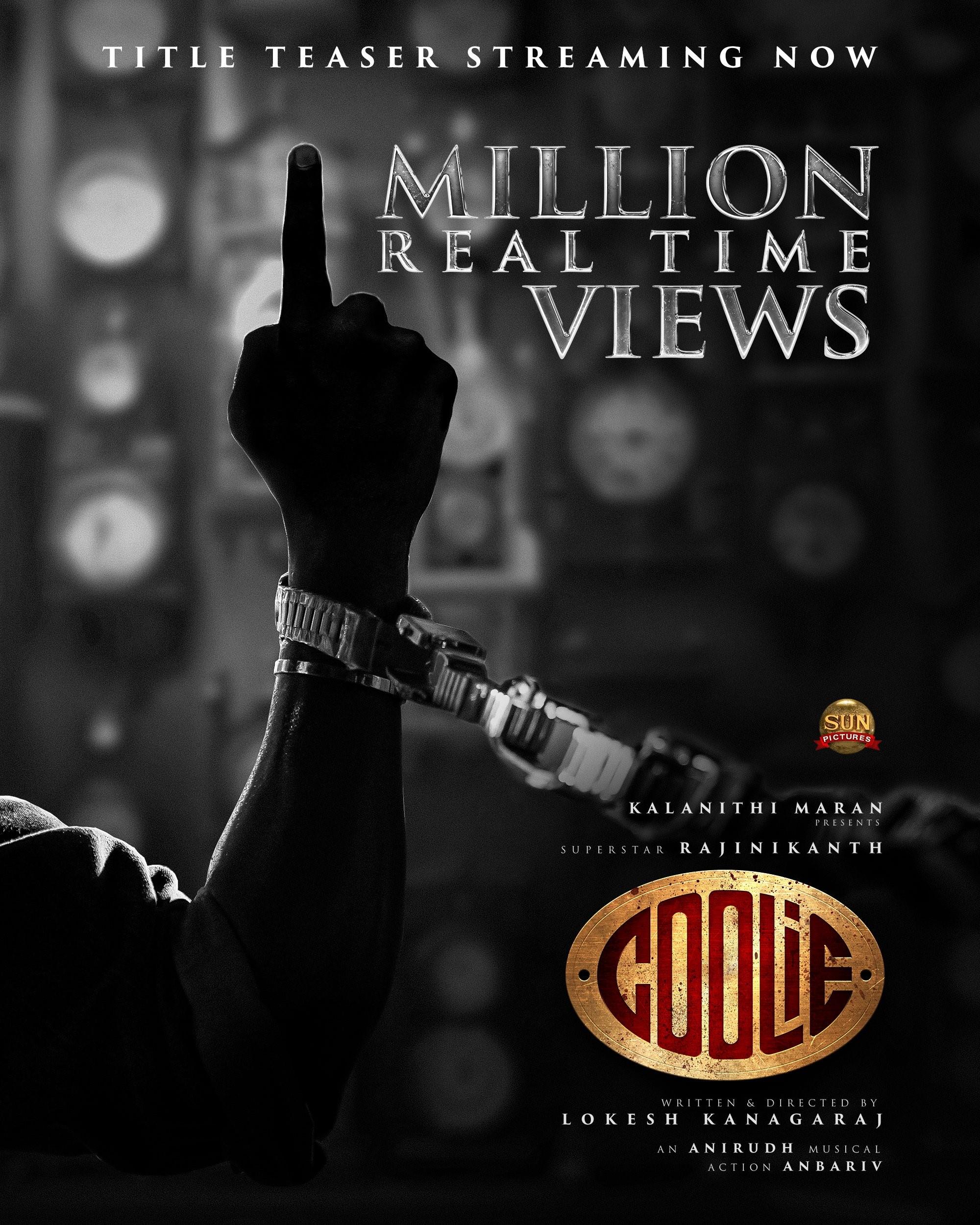 Coolie is the title of Thalaivar 171 starring Rajinikanth! Tamil Movie, Music Reviews and News